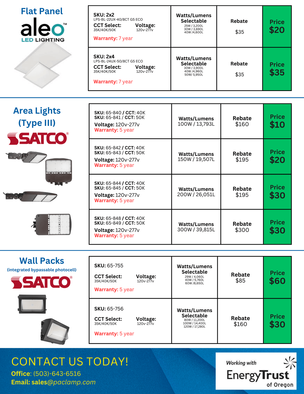 Pacific Lamp Wholesale LED lighting and services