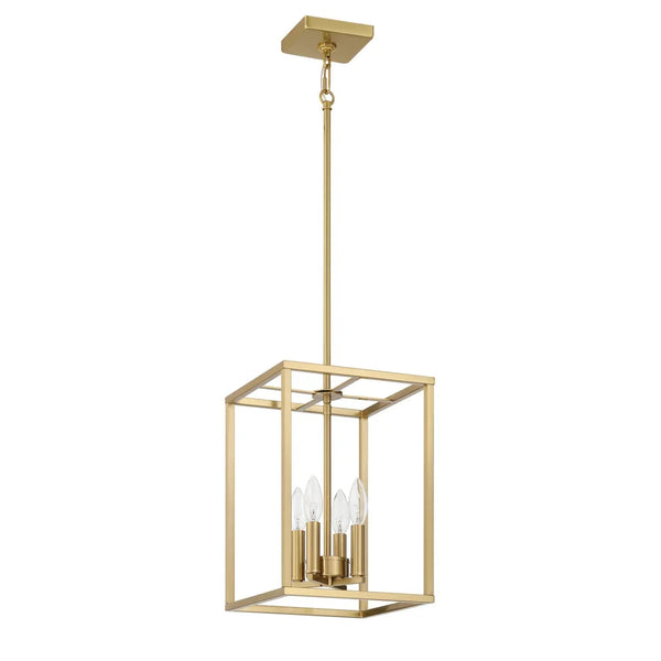 Craftmade Signature Foyer 4 Light 14" Foyer in Satin Brass — Pacific ...