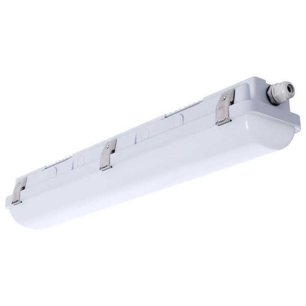 NUVO 20 Watt LED 2 Foot Linear Vapor Proof Fixture - 3K/4K/5K CCT ...
