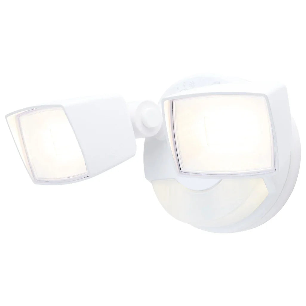 LED Security Light with Nightlight - PIR Sensor - Dual Head - Field Se ...