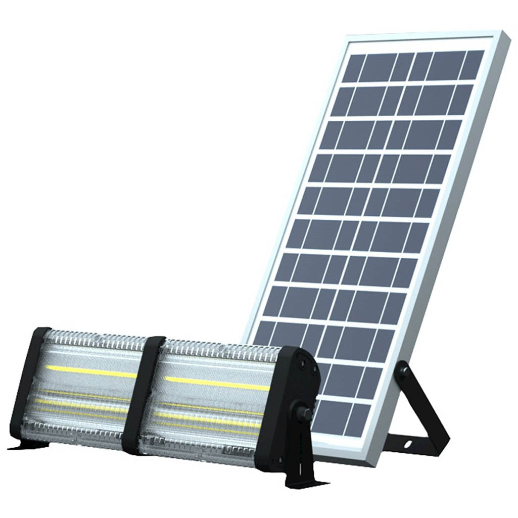 Morris Solar Floodlights 60W 6,000 Lumens w/Remote Lighting Fixtures ...