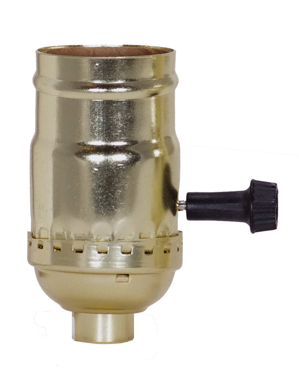 SATCO 3 Terminal (2 Circuit) Turn Knob Socket With Removable Knobs - 1/ ...