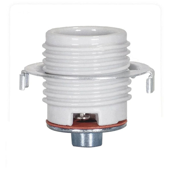 SATCO MED. BASE THREADED POR. GLAZED — Pacific Lamp Wholesale