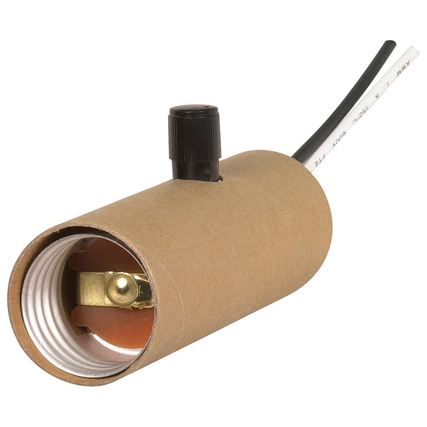SATCO Full Range Socket Dimmer Medium Base Candle Socket w/Paper Liner ...