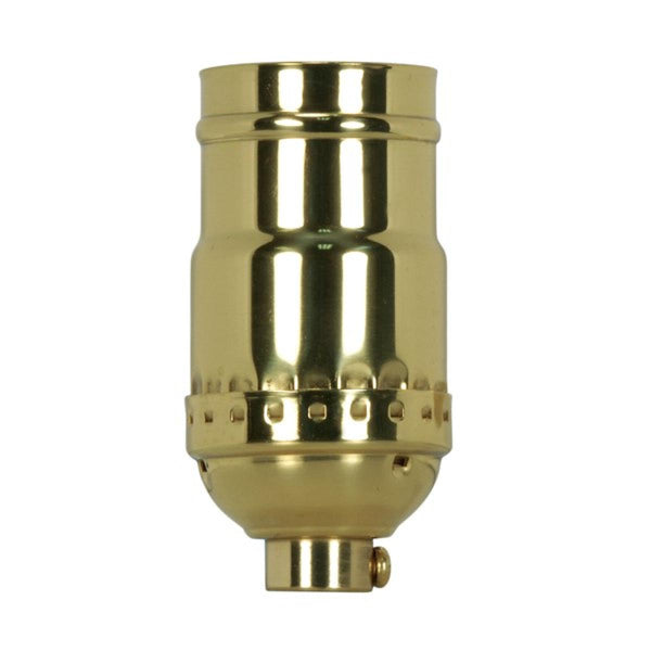SATCO 3-Way (2 Circuit) Keyless Socket - 1/8 IPS - 3 Piece Stamped ...