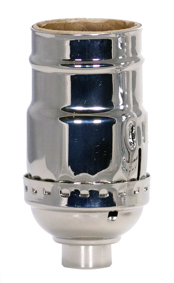 SATCO 3-Way (2 Circuit) Keyless Socket - 1/8 IPS - 3 Piece Stamped ...