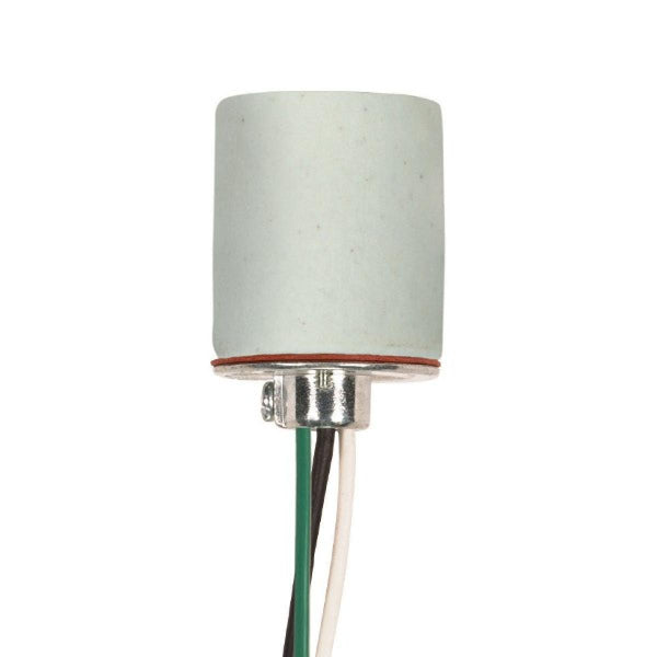 SATCO Keyless Porcelain Socket - 1/8 IP Cap - With Set Screw - 61" AWM ...