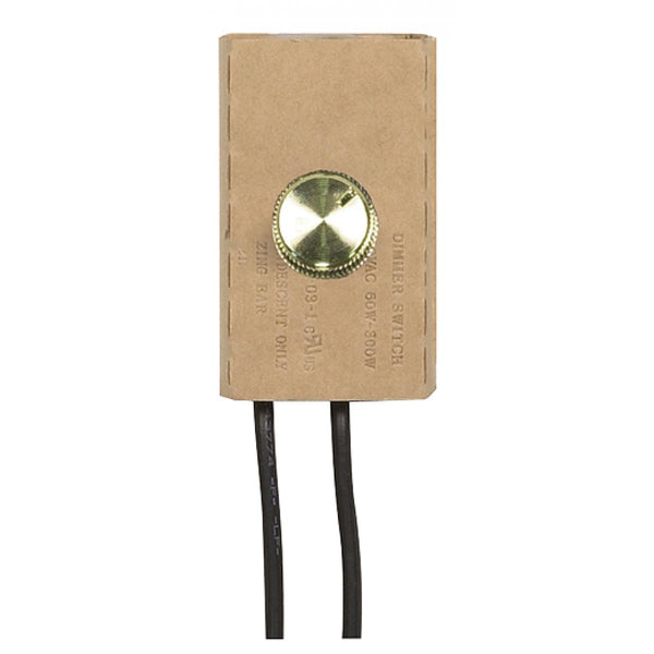 SATCO Full Range Table Lamp Dimmer Switch Paper Housing 300W Dimmer ...