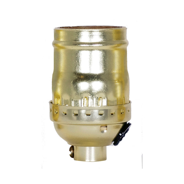 SATCO Short Keyless Socket With Side Outlet - 1/8 IPS - Aluminum ...