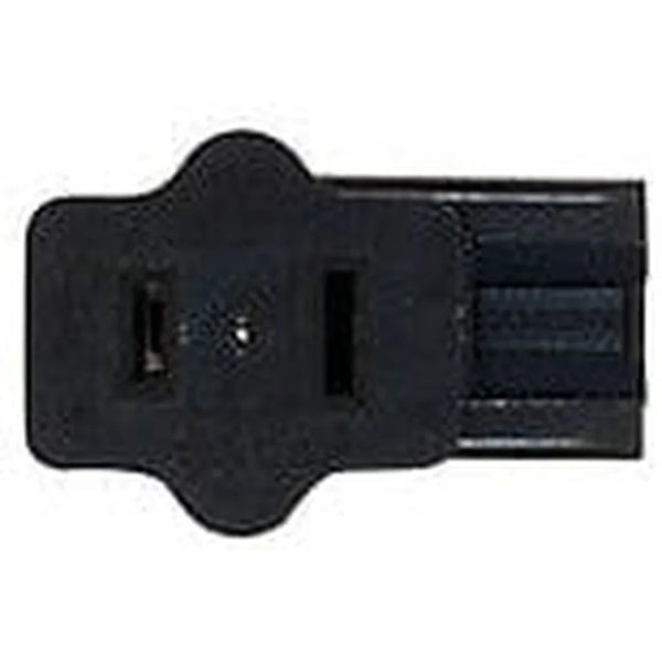 SATCO BLACK FEMALE SPT-1 PLUG — Pacific Lamp Wholesale