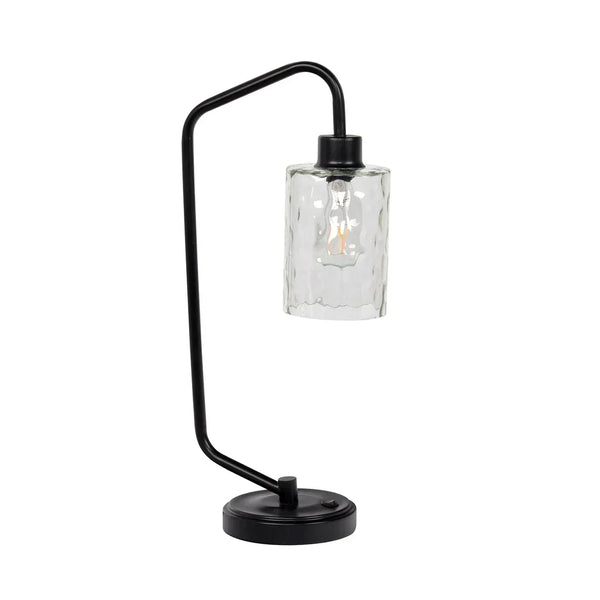 Craftmade1 Light Metal Base Table Lamp w/ USB in Flat Black — Pacific ...