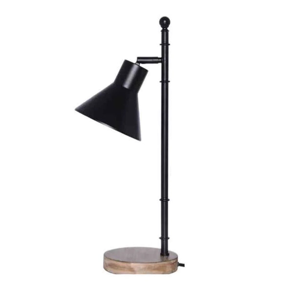 Craftmade1 Light Metal Base Table Lamp w/ Adjustable Shade & USB in ...