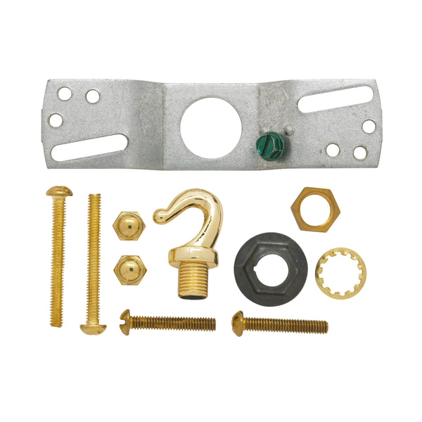 SATCO Canopy Kit With Convenience Outlet - White Finish - 5" Diameter ...