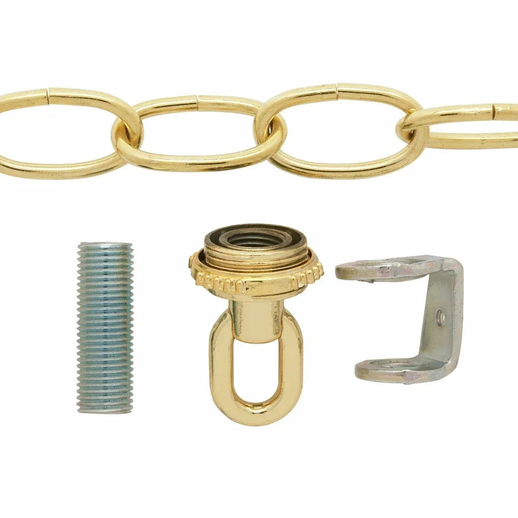 SATCO CANOPY HANGER KIT POL. BRASS — Pacific Lamp Wholesale
