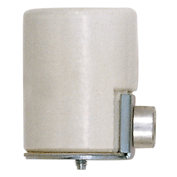 SATCO Porcelain Socket With Side Outlet And Bushing - 1/8 IPS Bushing ...