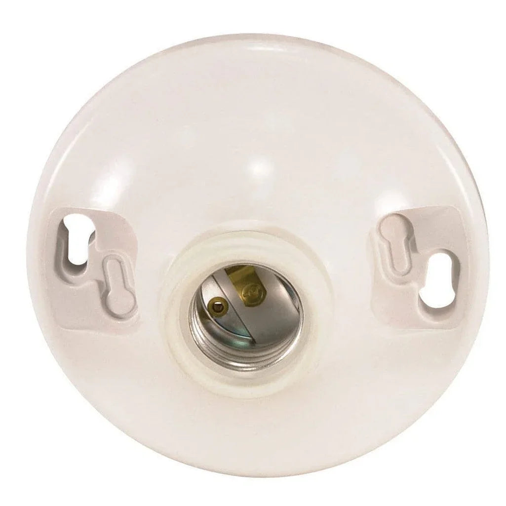 SATCO PLASTIC KEYLESS RECEPTACLE/PIG — Pacific Lamp Wholesale