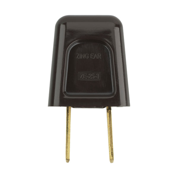 SATCO Quick Connect Plug - Brown Finish - Polarized - 18/2-SPT-1 - 6A ...