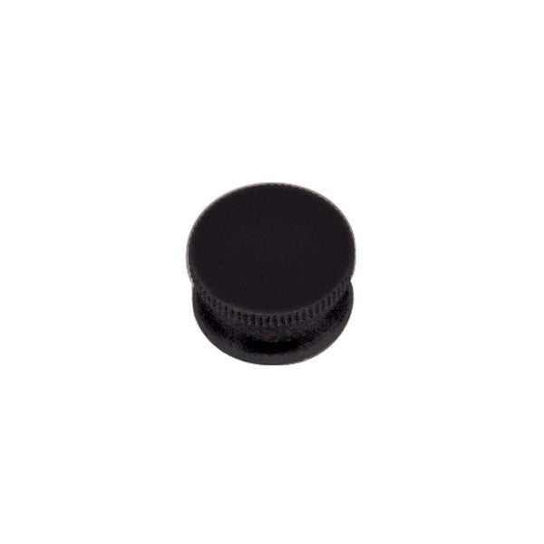 SATCO Brass Lock-Up Cap - 1/8 IP - 9/16" Diameter - 1/4" Height - Black ...