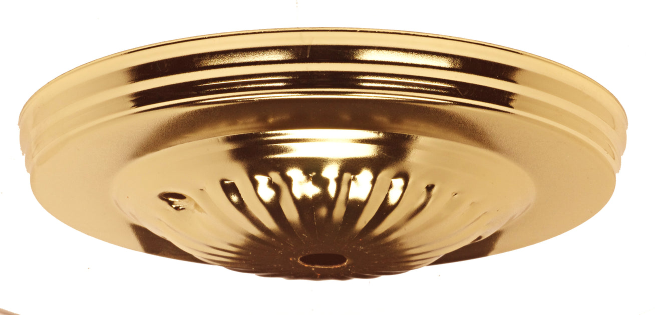 SATCO Ribbed Canopy Kit And Matching Hardware - Brass Finish - 5 ...