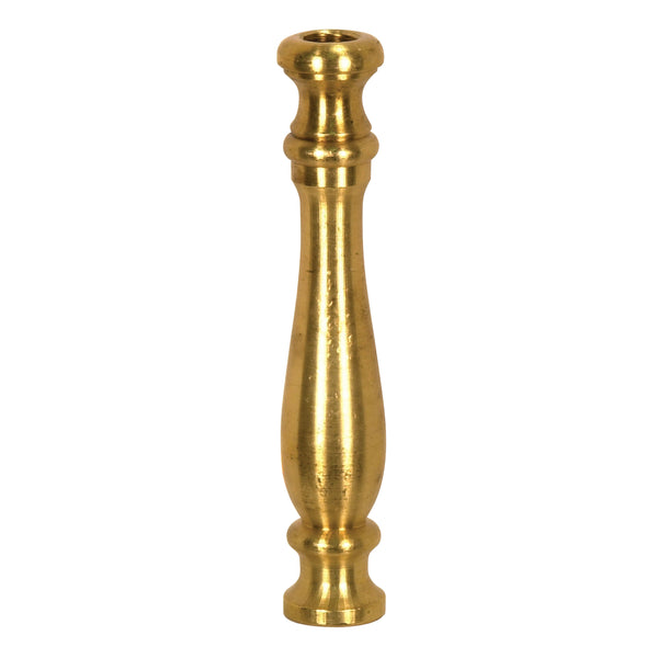 SATCO Solid Brass Neck And Spindle - Unfinished - 3/4" x 4-1/8" - 1/8 ...
