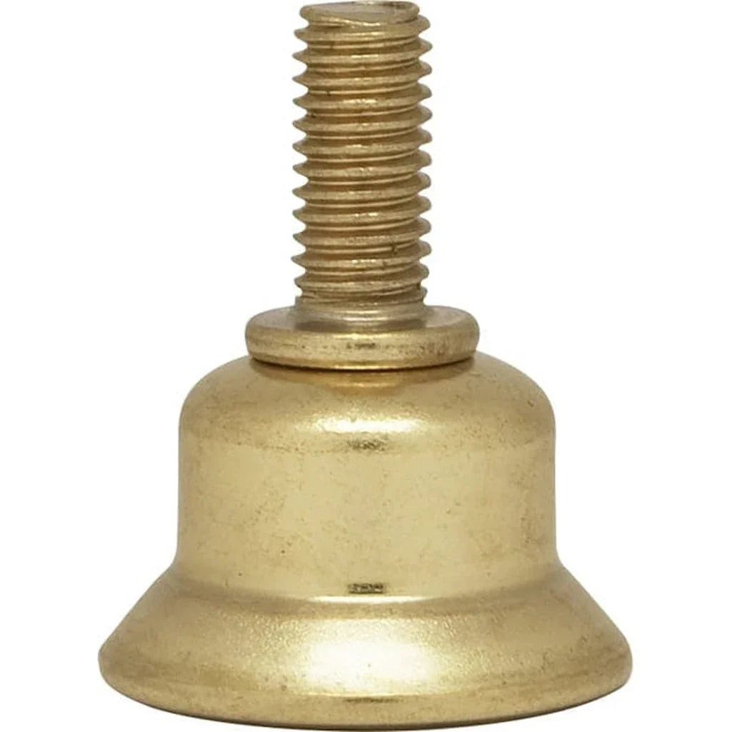 1/2" BRASS FINISH STEEL RISERS — Pacific Lamp Wholesale
