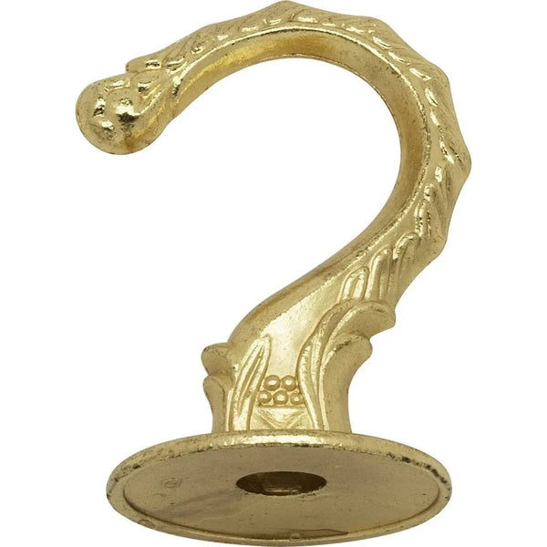SATCO 1 JUMBO BRASS FIN HOOK & HDWRE — Pacific Lamp Wholesale