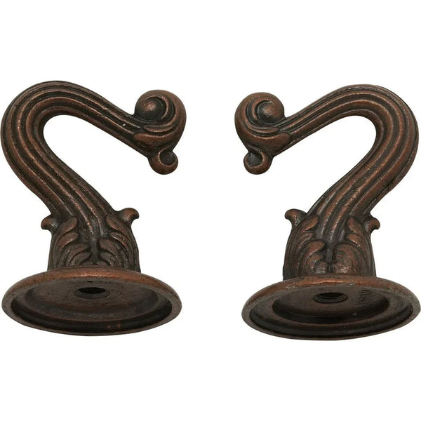 SATCO 2 ANT COPP FIN HOOKS & HDWE — Pacific Lamp Wholesale