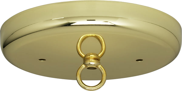 SATCO Contemporary Canopy Kit - Brass Finish - 5" Diameter - 7/16 ...
