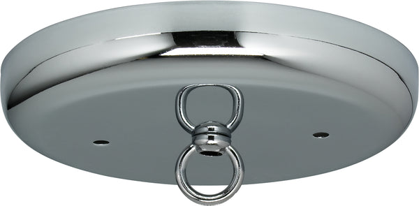 SATCO Contemporary Canopy Kit - Chrome Finish - 5" Diameter - 7/16 ...