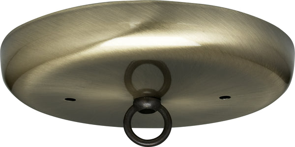 SATCO Contemporary Canopy Kit - Antique Brass Finish - 5" Diameter - 7/ ...