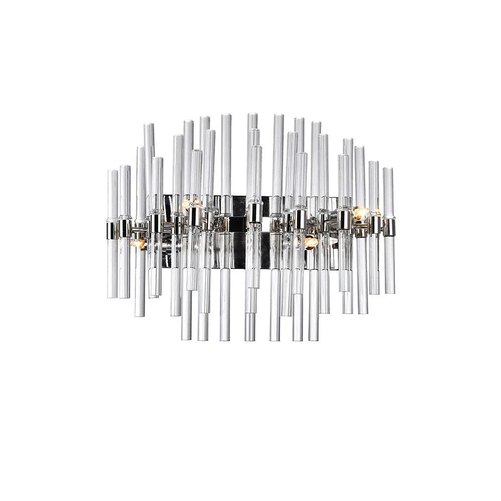 CWI Lighting Miroir 4 Light Vanity Light With Polished Nickel Finish ...