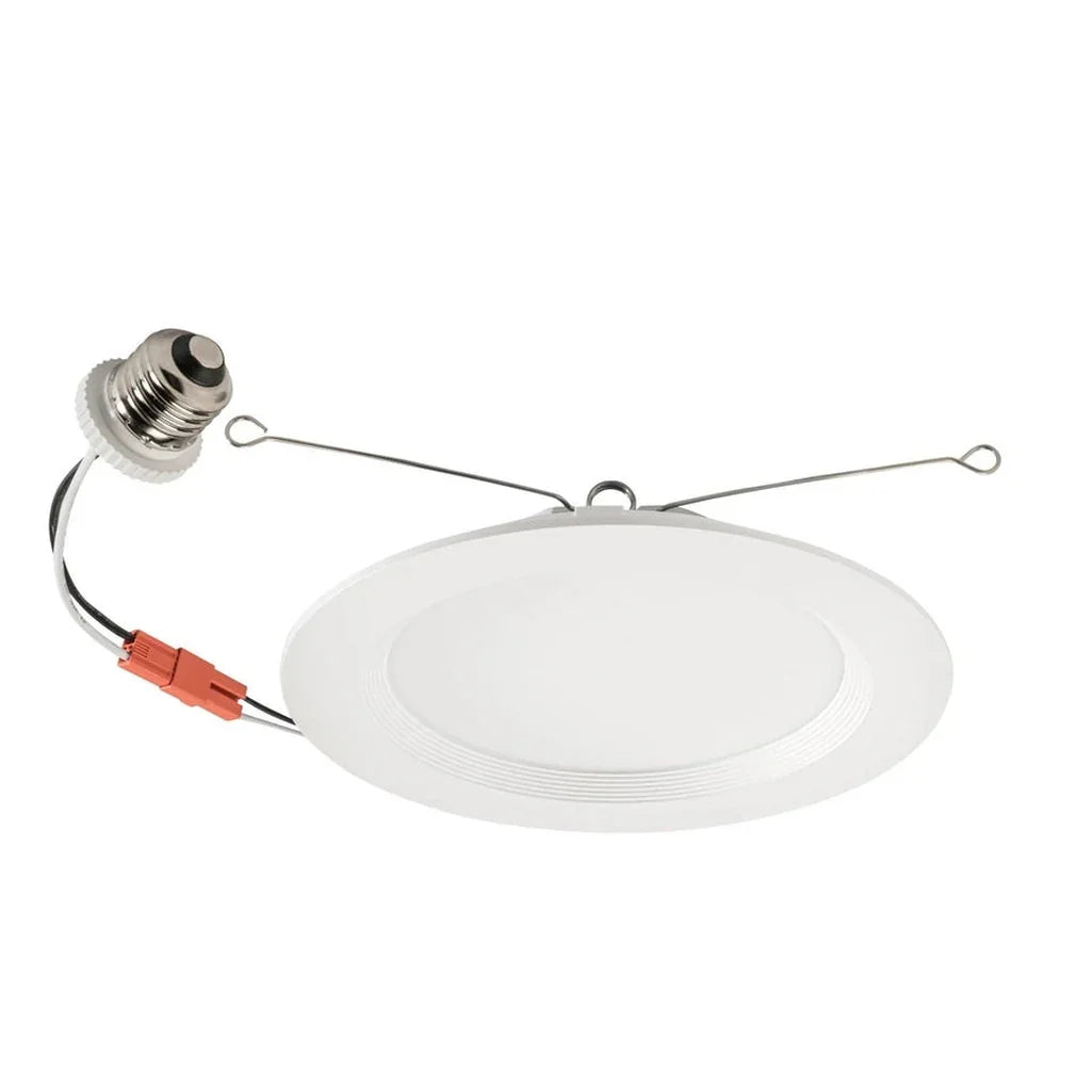 Keystone 6" LED Regressed Baffle Wafer Downlight Retrofit | Power ...