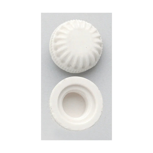 SATCO 2 WHITE PLASTIC LOCK UP CAPS — Pacific Lamp Wholesale