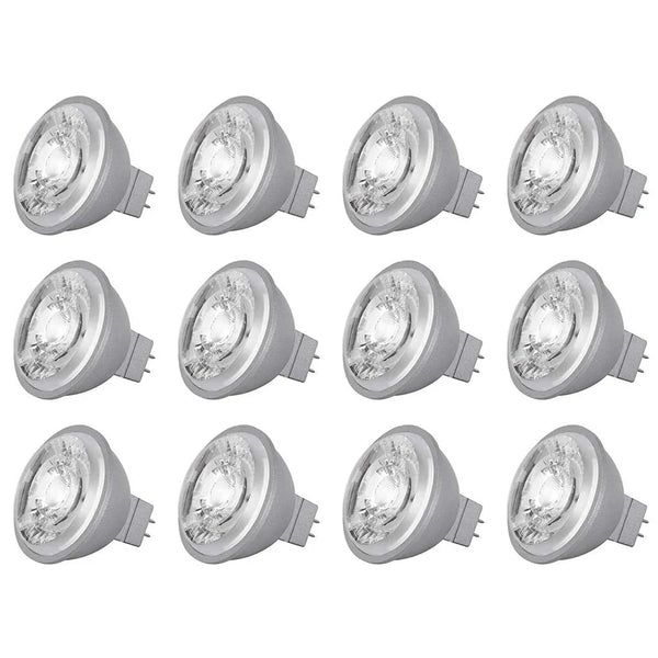 SATCO 8W - LED MR16 - 5000K - 15 deg. beam spread - GU5.3 base - 12V AC ...