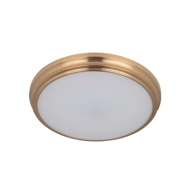 Craftmade X66 Series 1 Light 11" LED Flushmount in Satin Brass ...