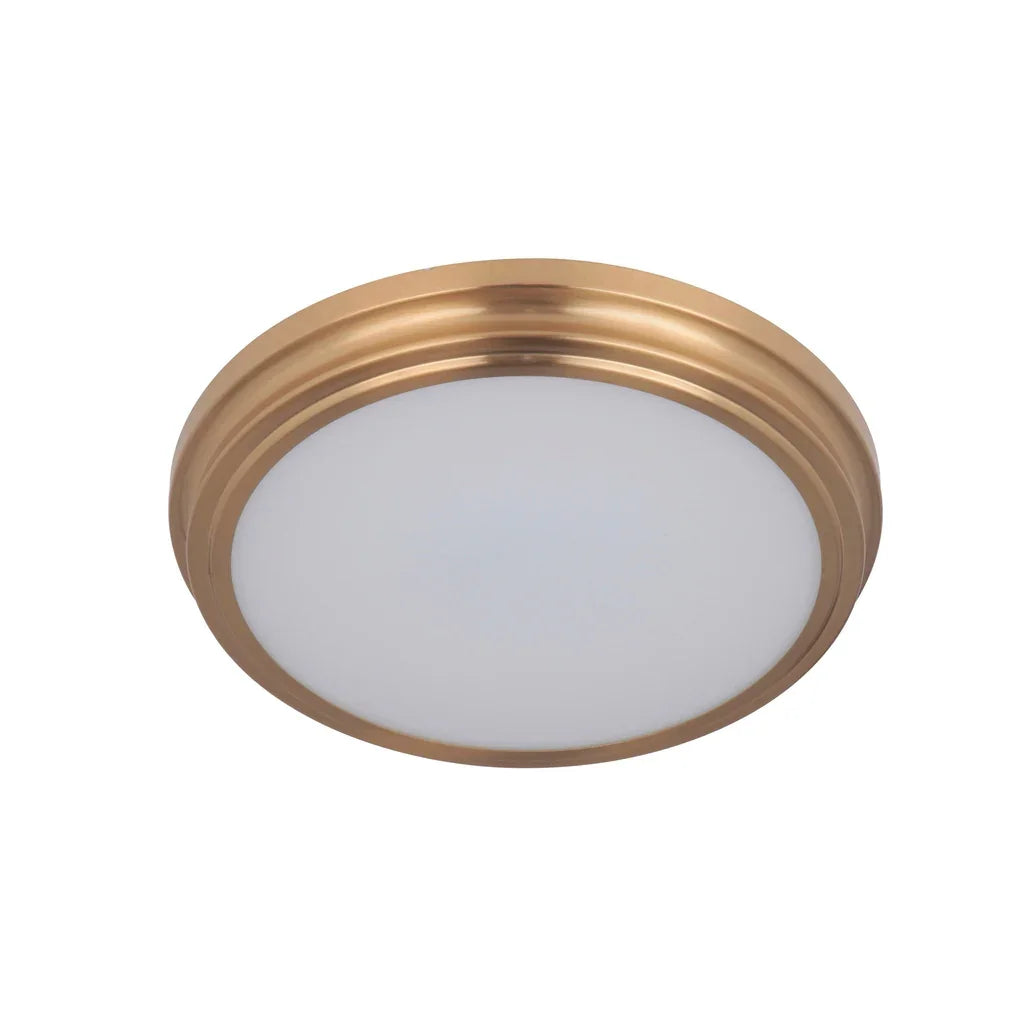 Craftmade X66 Series 1 Light 13" LED Flushmount in Satin Brass ...