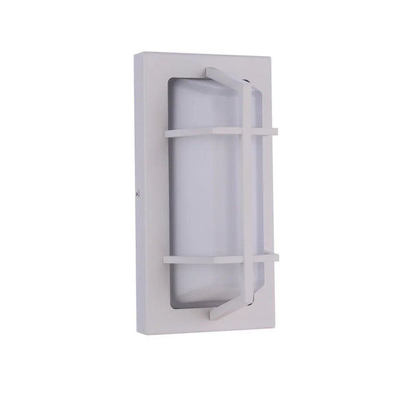 Craftmade Outdoor Small Rectangular Bulkhead in Textured White ...