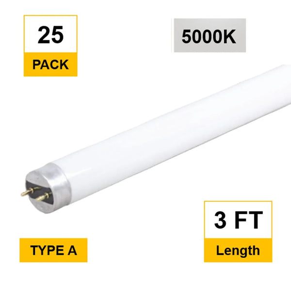 Halco LED T8 Quick Connect Linear Tube 36in 11W 5000K Type A (Direct ...